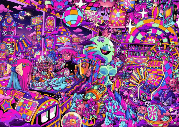 泰国插画师Jeff Aphisit的作品总是充满了视觉冲击力……