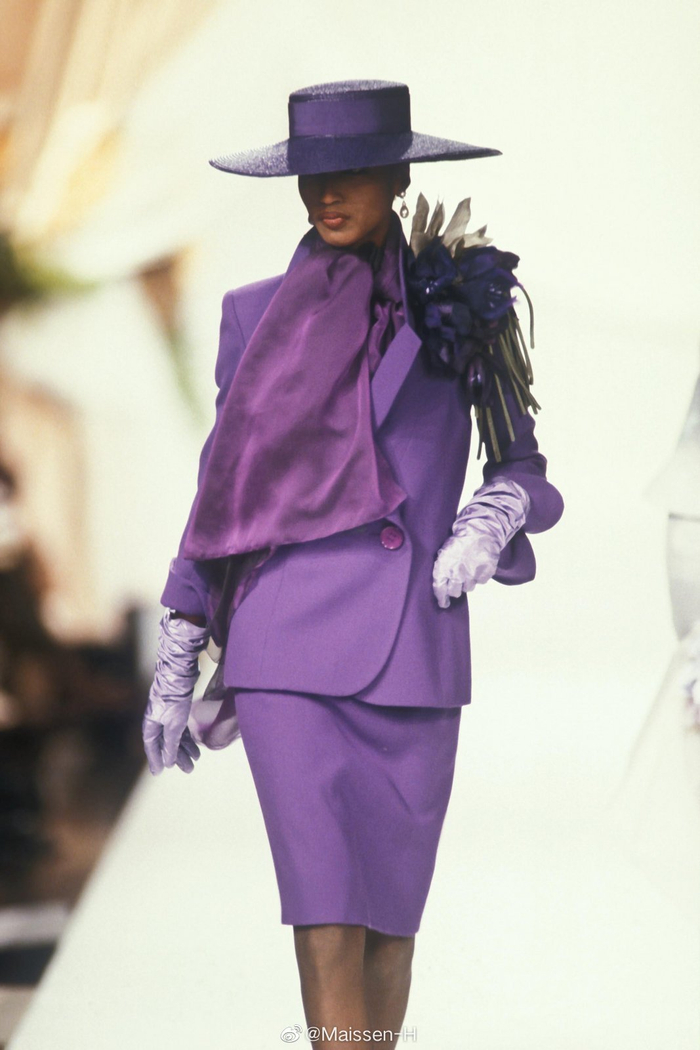 Christian Dior ss 1990 Couture Gianfranco Ferre在任时……