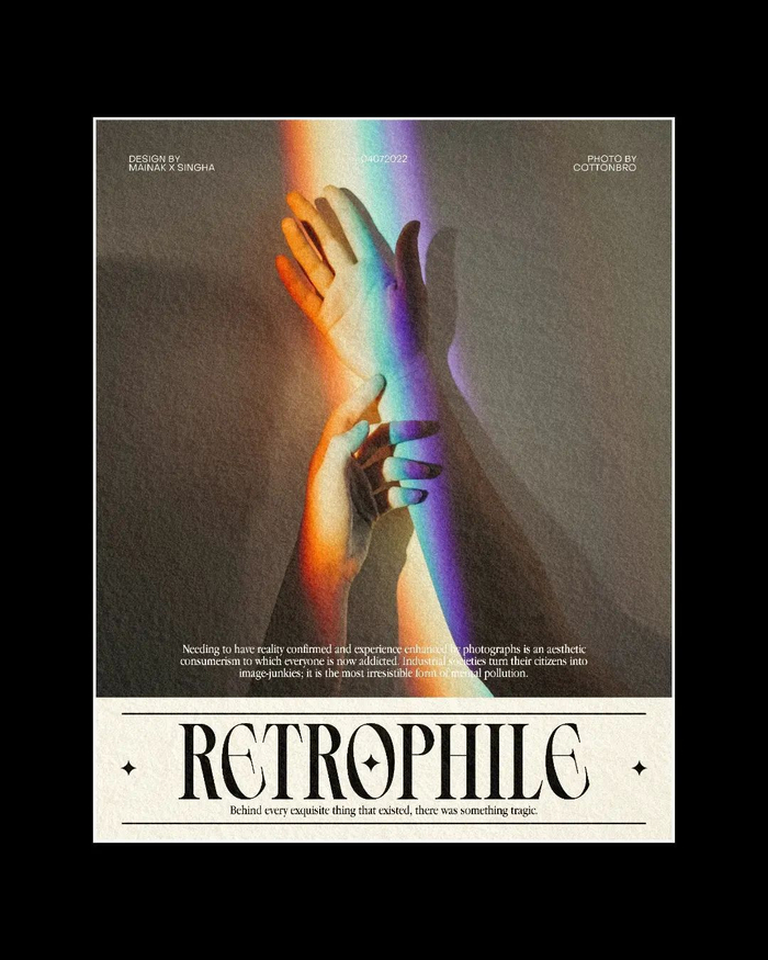来自设计师 MAINAK SINGHA 海报排版设计