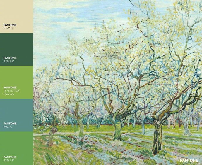 唯美印象莫奈色卡