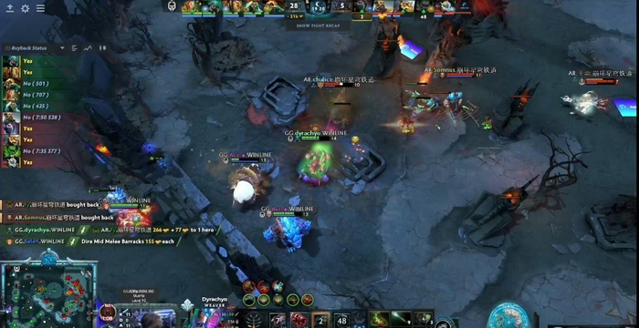 DOTA2 TI12败者组半决赛AR以0:2遗憾负于GG……