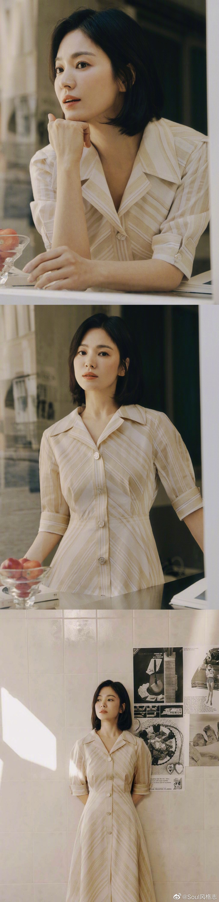 宋慧乔 X MICHAA最新画报 完美演绎轻熟女性的干练和优雅……