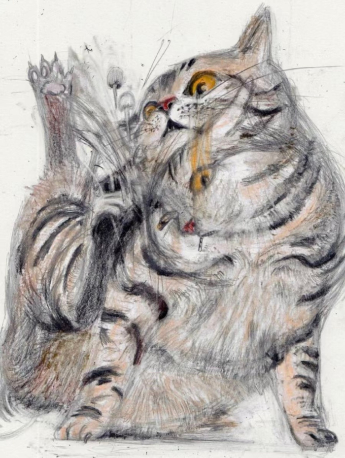 来自法国插画家Leo Forest的作品🖼 他笔下的动物也太生动了吧……