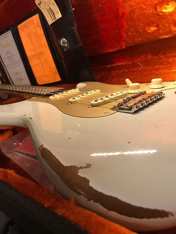 出琴 fender cs limited edition 1960 roasted st 30周年限量款__财经头条