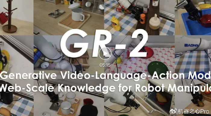 GR-2登场！ByteDance Research提出机器人大模型，具备世界建模__财经头条__新浪财经