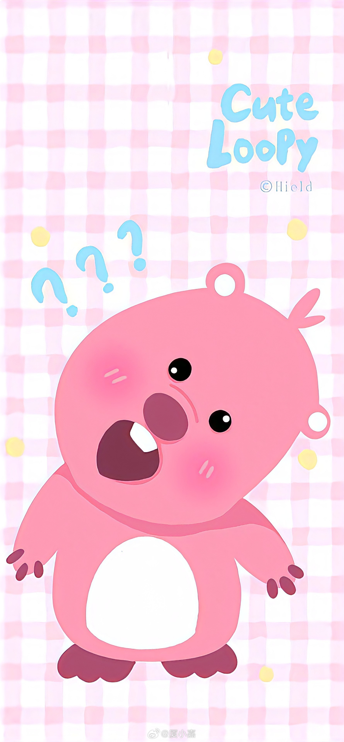 一大波Loopy小海狸壁纸来咯🍣 cr.甜滋滋的草莓酱