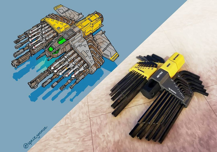 插画师spacegooose的作品可以说是饱含了对生活的洞察