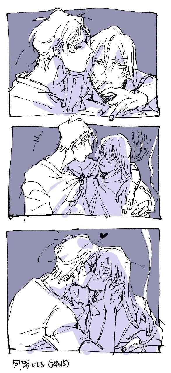 赤井秀一 X 琴酒 ， 啊啊啊啊磕到了！赤琴是真的！