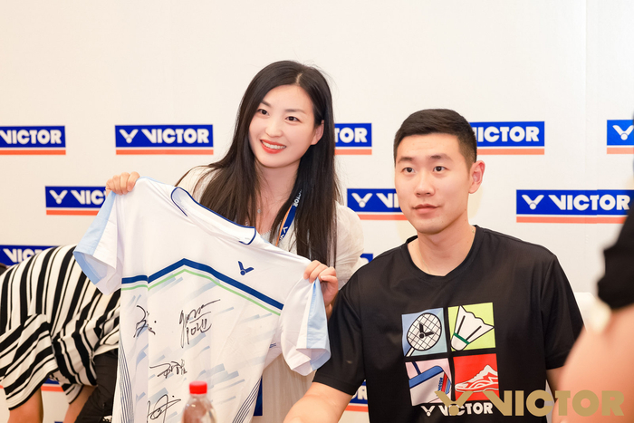 2024 VICTOR品牌大会暨新品发布会上的两场球星见面会……