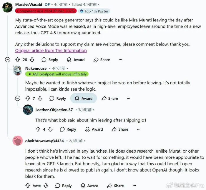 OpenAI元老级研究员Alec Radford离职，主导了GPT-1、GPT-2的研发__财经头条