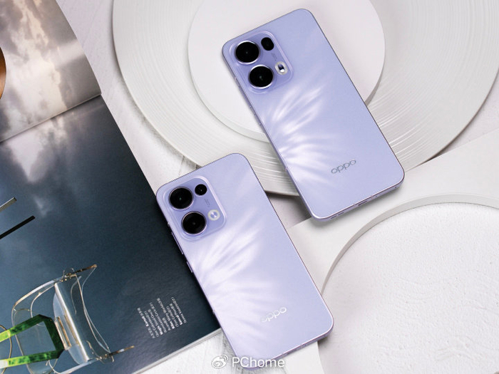OPPO Reno13 系列外观颜值再进化：搭载超美小直屏|外观|防水|背板|中框|机身_新浪新闻