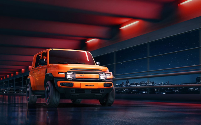 你的车型你做主纯电 复古SUV iCAR V23上市售9.98万起