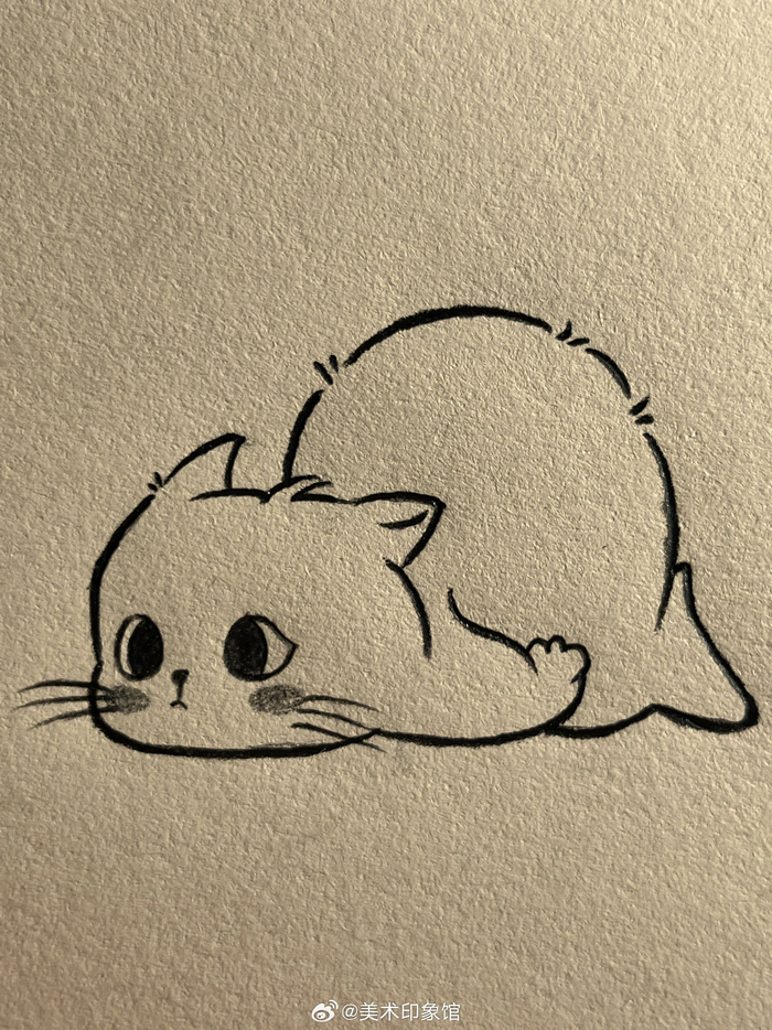 小猫咪简笔画