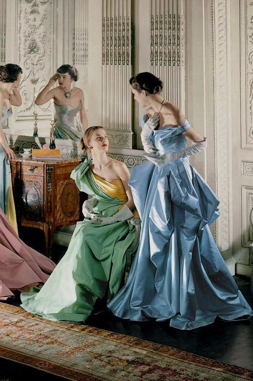 1948年 ，Cecil Beaton为 Vogue 拍摄的经典时装大片……|时装|大片|拍摄