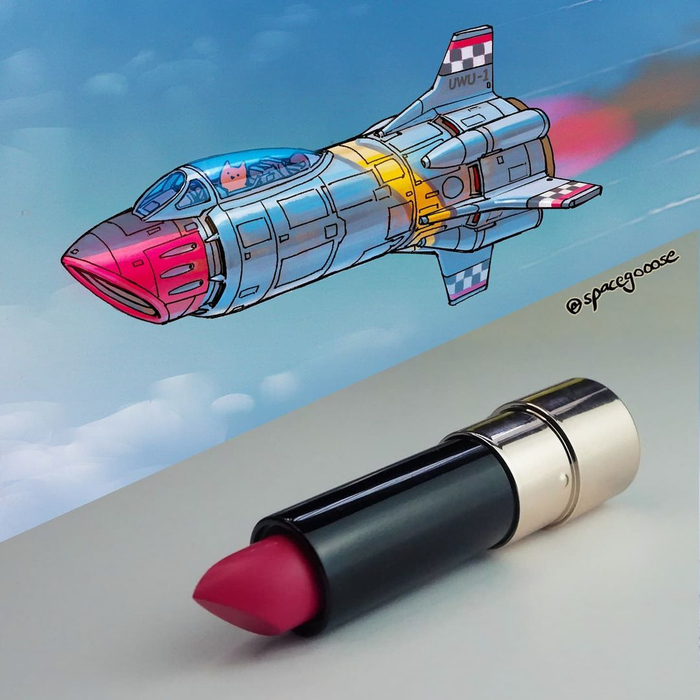 插画师spacegooose的作品可以说是饱含了对生活的洞察