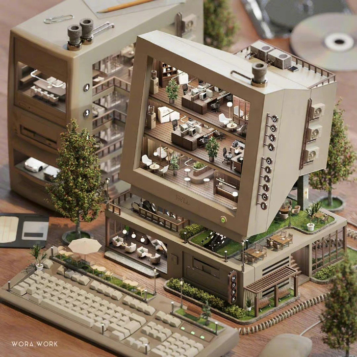 来自 Wora_work 三维作品欣赏！精致细节的设计，太过瘾了！__财经头条