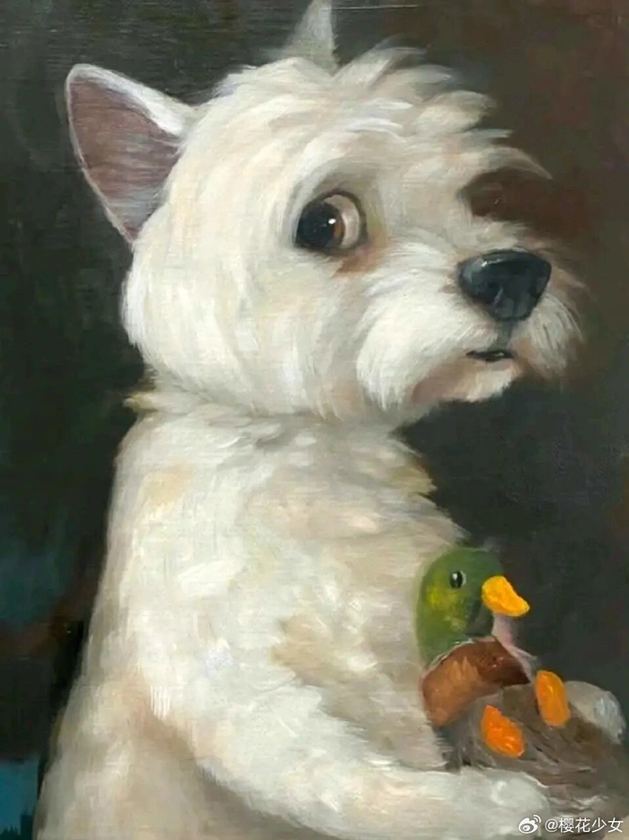 被艺术家Alison Friend画的无辜眼神萌化了！__财经头条__新浪财经