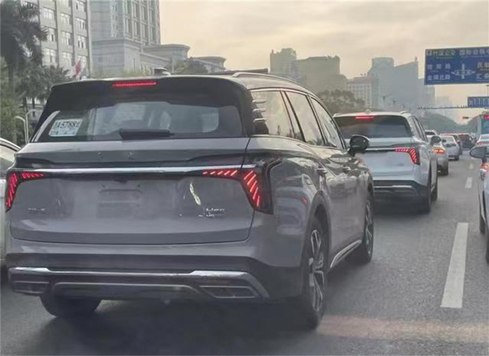 车身尺寸超汉兰达，红旗HS6实车再现身，配2.0T+8AT动力组合__财经头条__新浪财经