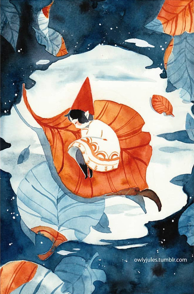 插画师 Julie.w 充满故事性的插画，配色梦幻且富有想象力__财经头条