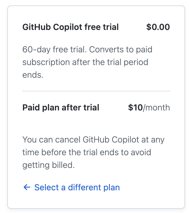 Github Copilot 初体验