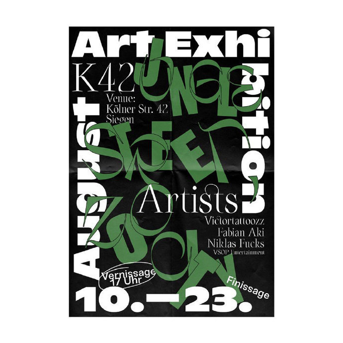 德国设计师Marie Therese的复古风字体海报设计__财经头条__新浪财经