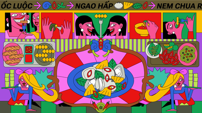 越南插画师Lucia Pham以越南街边小吃为灵感……__财经头条__新浪财经