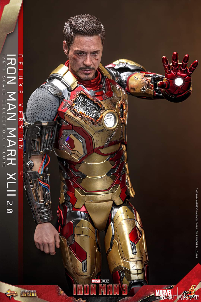 Hot Toys 1/6 钢铁侠 MK42 2.0 豪华版