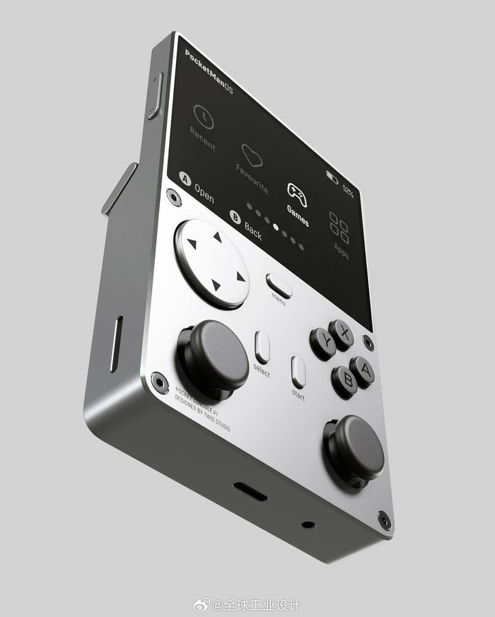 PocketMan P1控制台｜设计：grzegorz.rozwadowski
