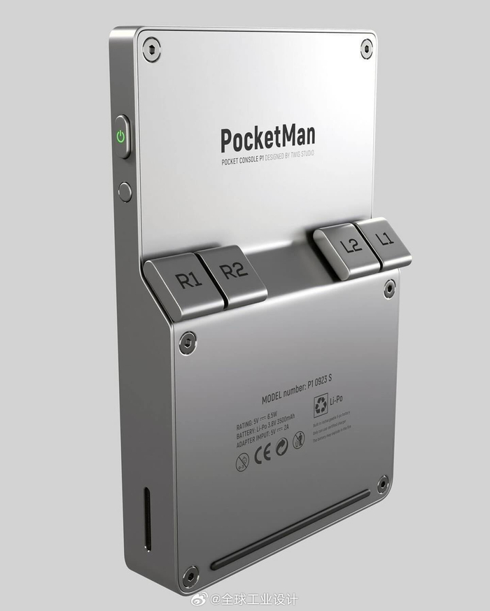 PocketMan P1控制台｜设计：grzegorz.rozwadowski
