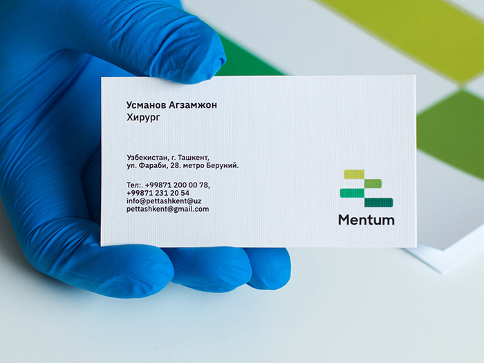 Mentum 医疗中心品牌logo设计和VI设计