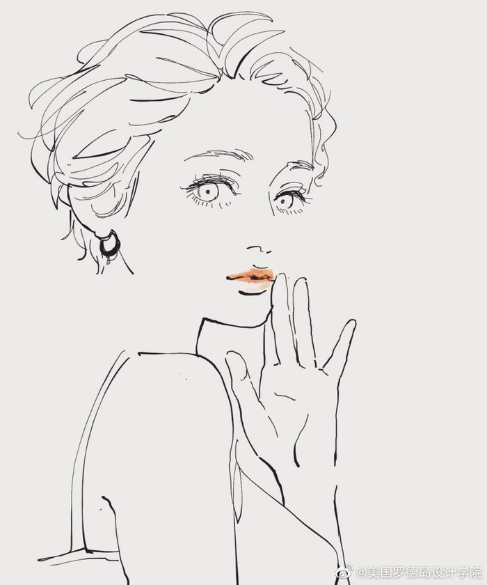 日本艺术家 Sotoko 尝试用简单的线条来表达女性的美……__财经头条__新浪财经