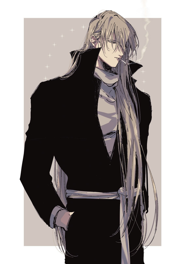 日本画师興路笔下的暴力cp赤井秀一 X 琴酒 太好磕啦twi kmk_oc