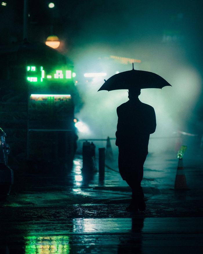 风雪中的纽约 摄影师Nicolas Miller电影氛围感的街头影像