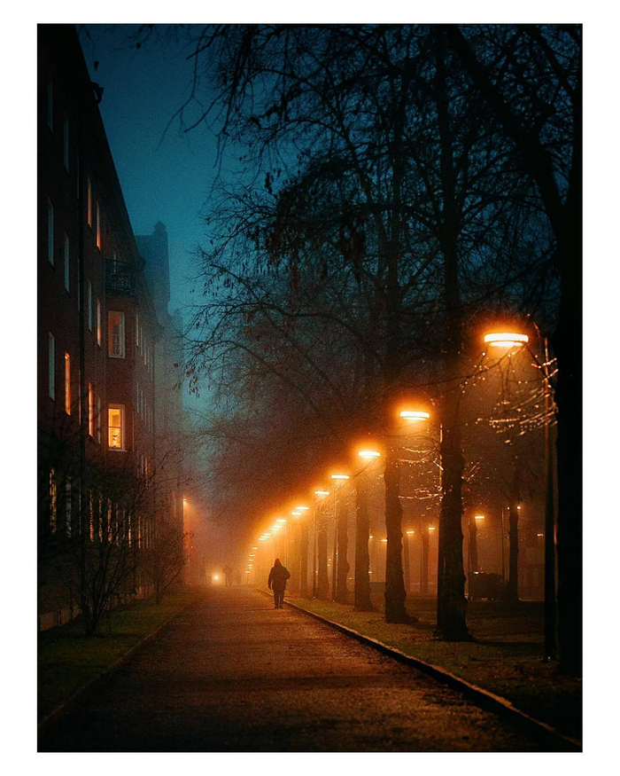 斯德哥尔摩的夜 摄影师Fredrik Axling