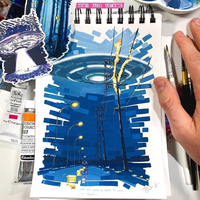 来自 Henry Baker的艺术画作__财经头条