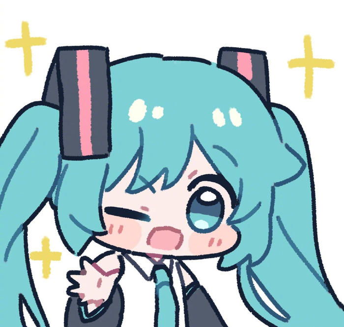 被みらつ太太绘制的初音宝宝萌哭了 x：miratsu_39__财经头条
