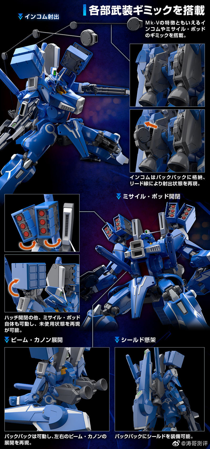 MG系列正式推出了高达Mk-V，这款产品是完全新规的设计…………