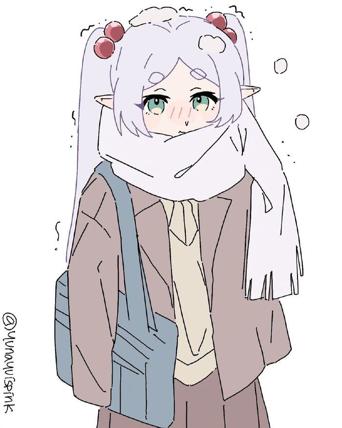 yunayu太太画的芙莉莲真的不要太可爱__财经头条