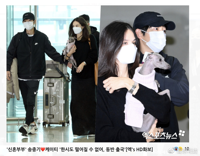 宋仲基婚后首露面！带孕妻出国拍戏「老婆手上闪亮钻戒」成亮点