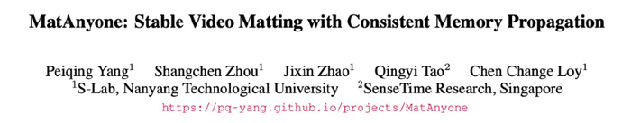 CVPR 2025｜视频抠图MatAnyone来了，一次指定全程追踪，发丝级还原__财经头条__新浪财经