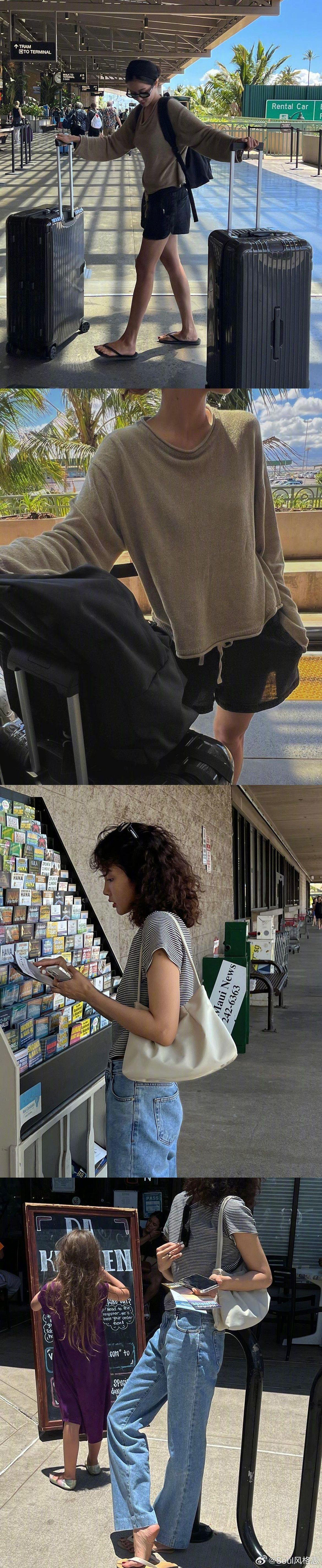 博主kjin 夏日穿搭 随意舒适的日常搭配 实穿也不乏氛围感！__财经头条__新浪财经