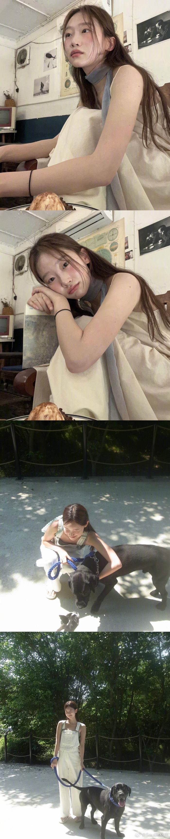 博主hongvely0穿搭 自然淡雅的颜色搭配……__财经头条__新浪财经