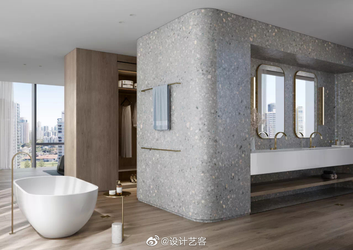 一层一户440平方米五房带泳池，这才是大平层该有的样子！__财经头条__新浪财经