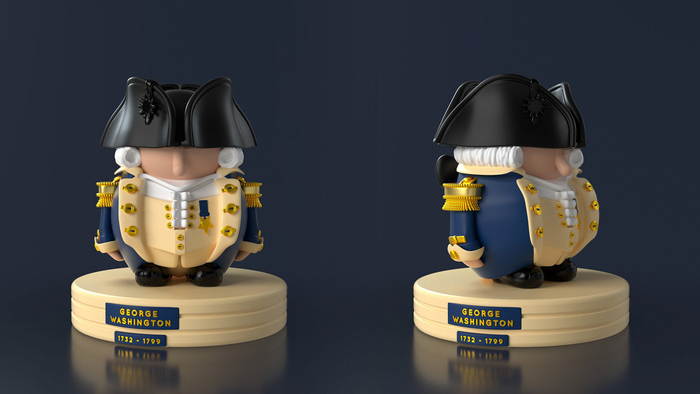 工作室mitsi.studio以不同国家的历史人物为原型……