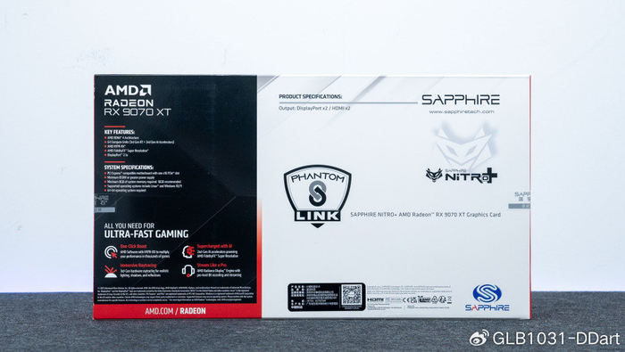 纯白背插A卡：蓝宝石NiTRO+ RX9070XT氮动极光评测分享__财经头条__新浪财经