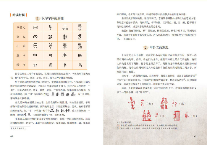 五年级下册第三单元：汉字的演变规律，注意细节，把握课本要点