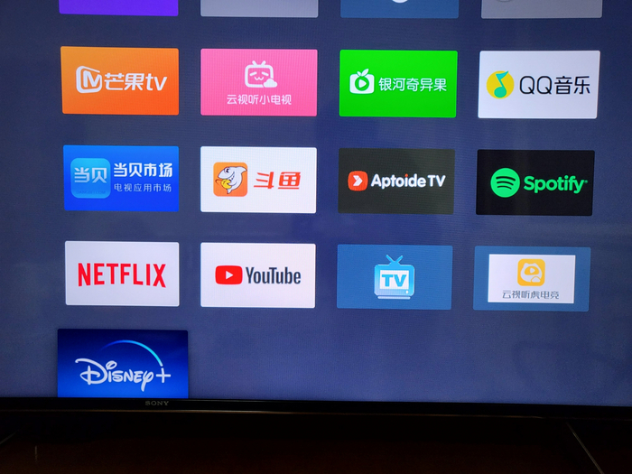 把Disney+整到了X9100H上，国行索尼电视装这类型应用蛮方便的……__财经头条__新浪财经