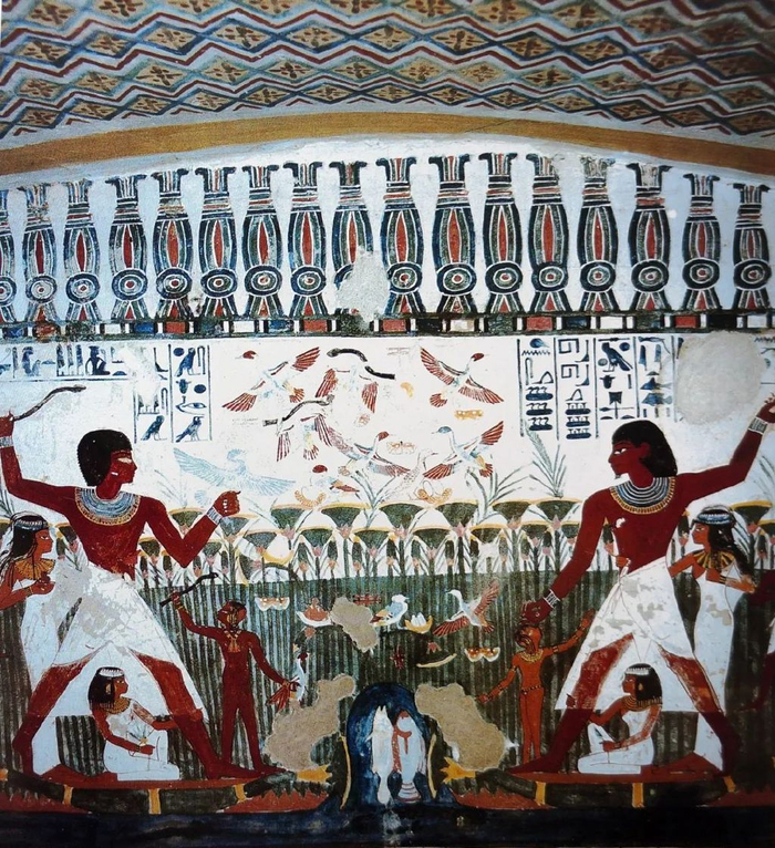 世界壁画赏析丨尼罗河的儿女|尼罗河|壁画|埃及_新浪新闻