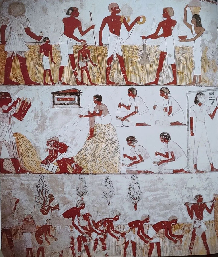世界壁画赏析丨尼罗河的儿女|尼罗河|壁画|埃及_新浪新闻