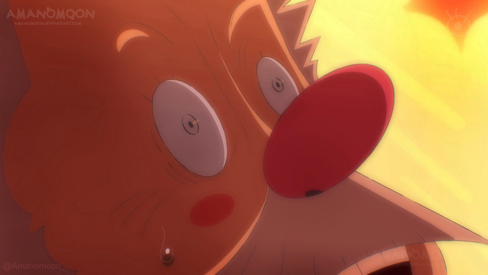 海贼王1105话Amanomoon的上色作品：朵尔、娜美、贝加庞克、山治……